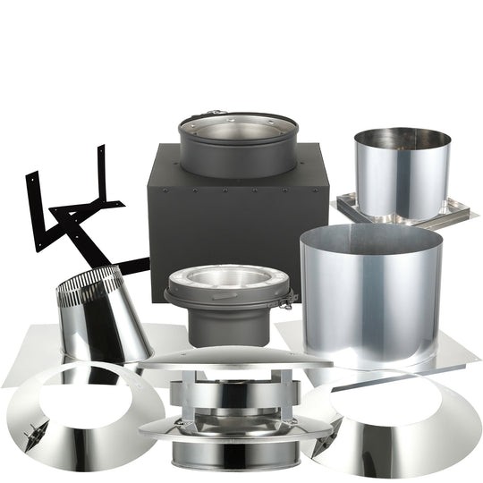 Multi Story Kit for 6" Inner Diameter Chimney Pipe with Flat Top ...