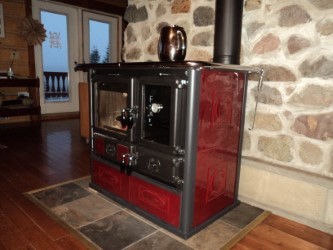 La Nordica Rosa Reverse Wood Burning Cook Stove