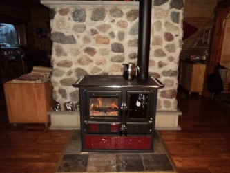 La Nordica Rosa Reverse Wood Burning Cook Stove