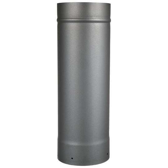 Long Single Wall Black Stove Pipe